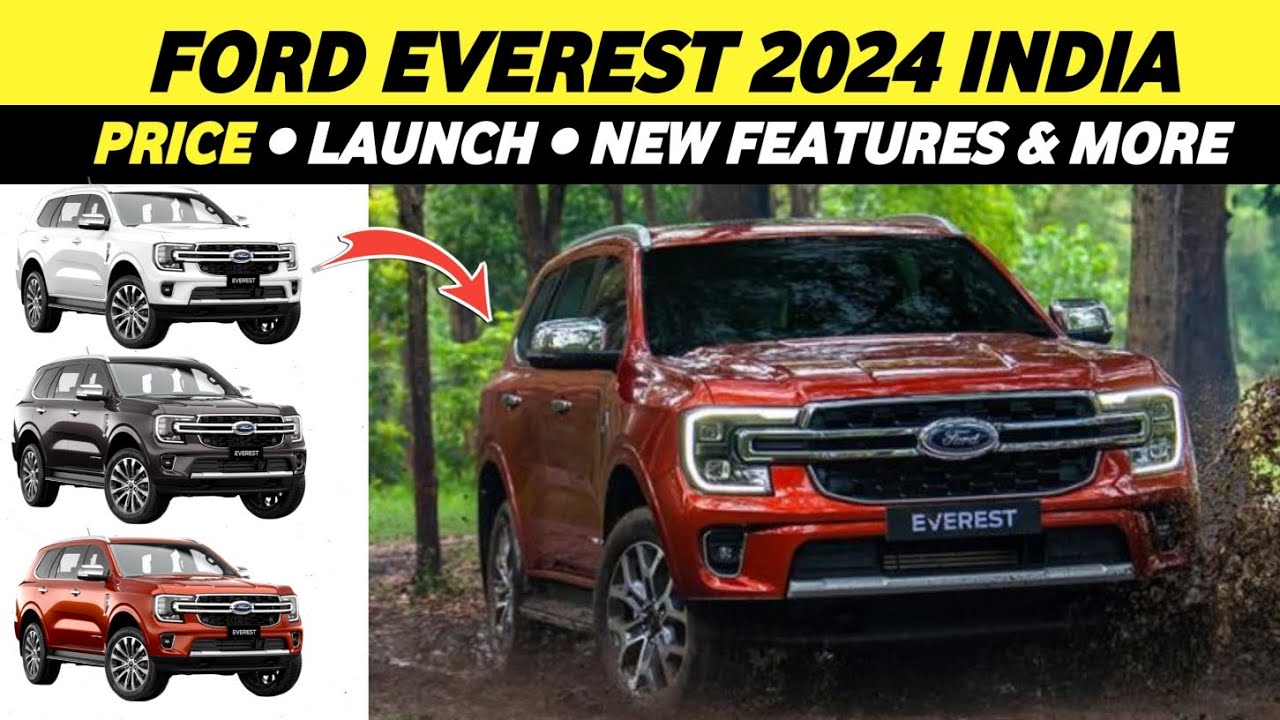 Fortuner को अब कौन ही लेगा 🤣 - 2024 Ford Everest Launching in India 🔥 ...
