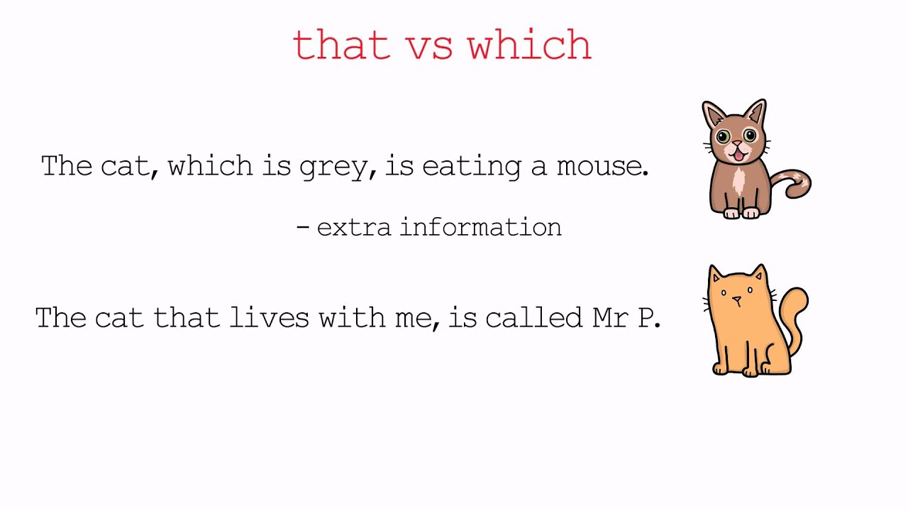 Relative Clauses. That vs Which. Relative Clauses video. - YouTube