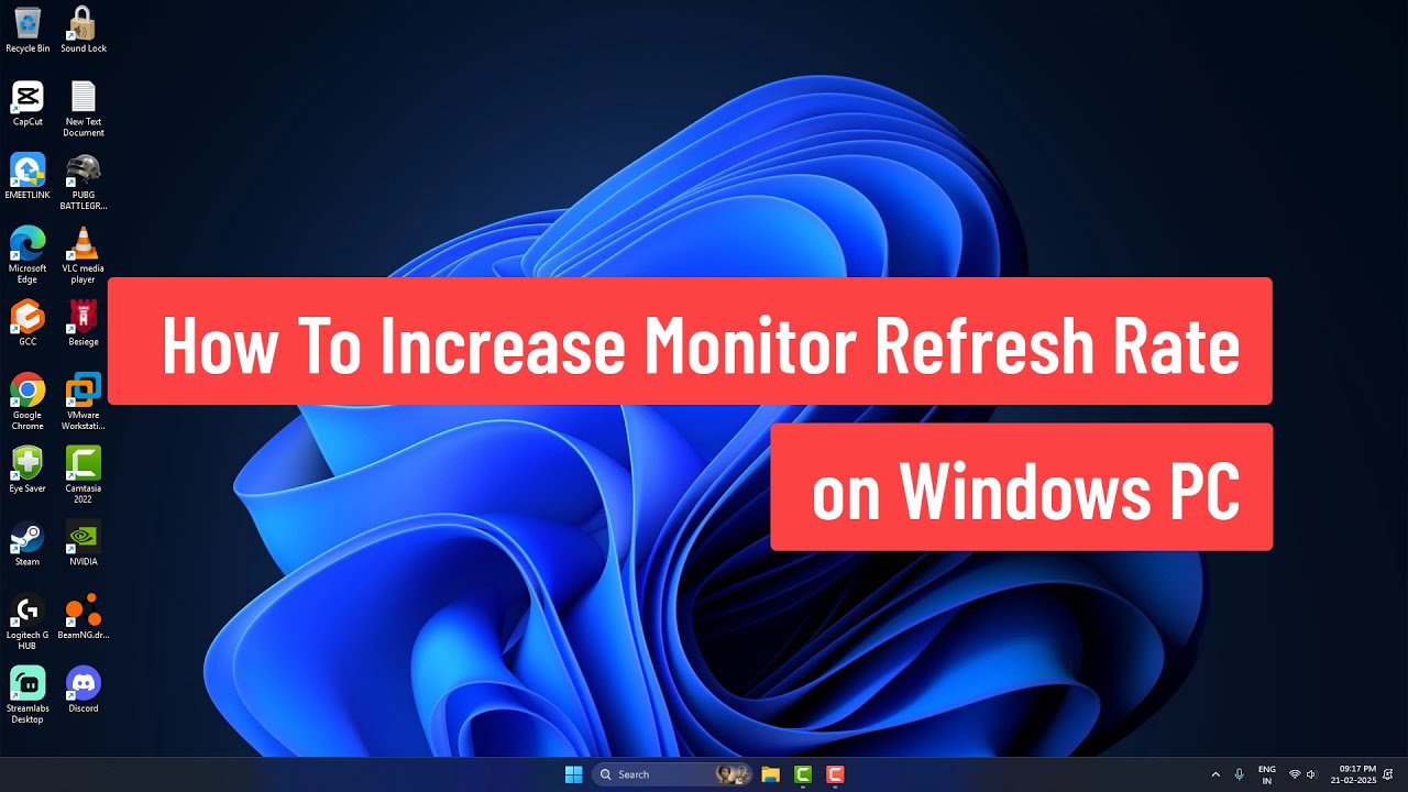 How To Increase Monitor Refresh Rate on Windows PC (2025) - YouTube
