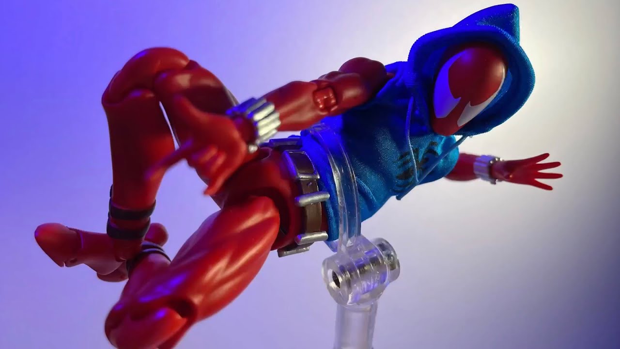 Scarlet spider stop motion 2 - YouTube