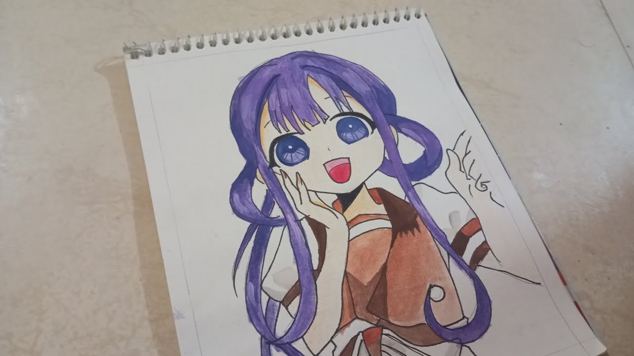 aoi akane drawing from tbhk /step by step #aoi#tbhk#artful alifu - YouTube