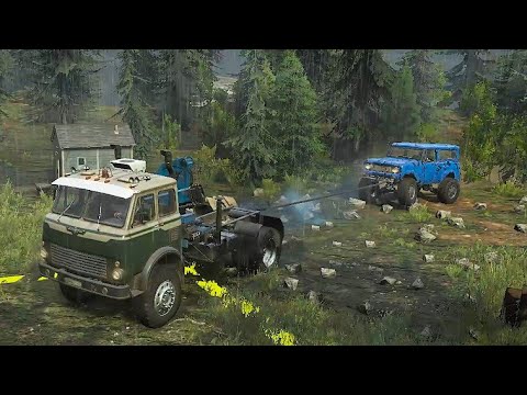 ⛑️Rescuing A 🛺Vehicle || zikz 5368 || snowrunner - YouTube