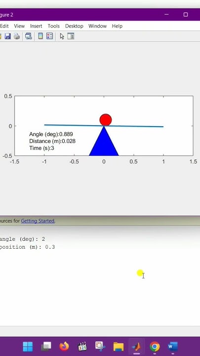 beam and ball animation Matlab - YouTube