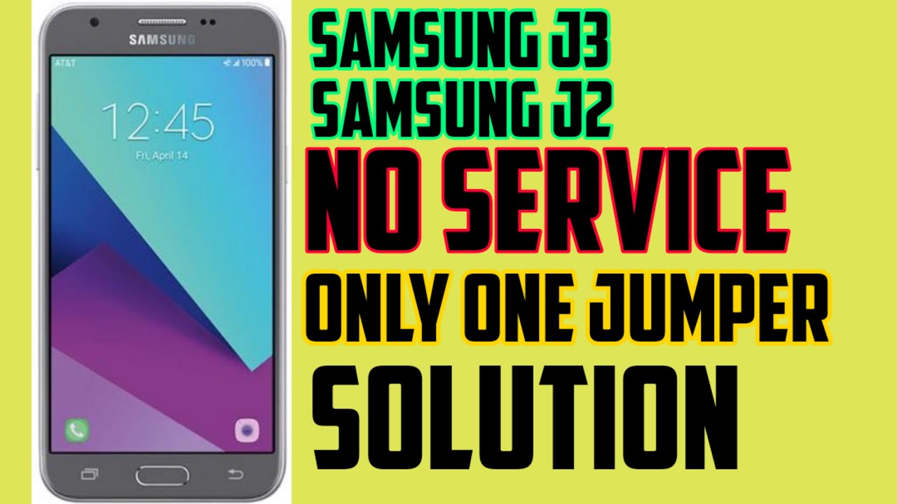 Samsung J3 6 No service problem || samsung j320f network problem - YouTube