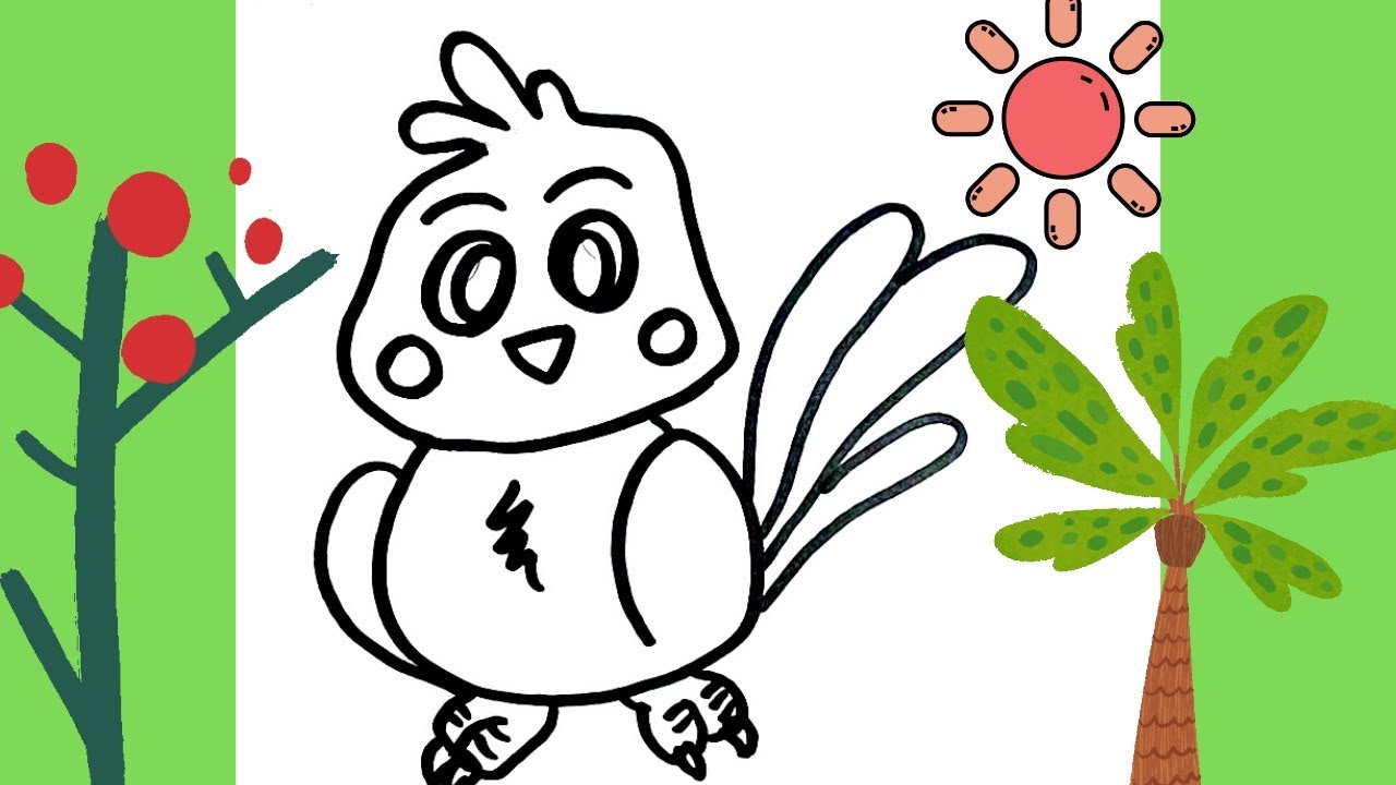 Art Hub - draw a chick | how to draw a bird - draw chick - YouTube