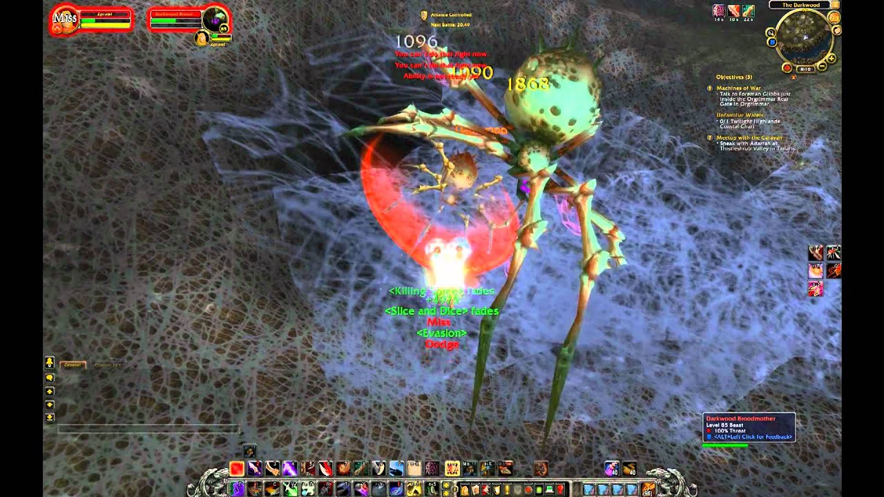 Cataclysm Rogue in Combat [HD] - World of Warcraft Cataclysm - YouTube