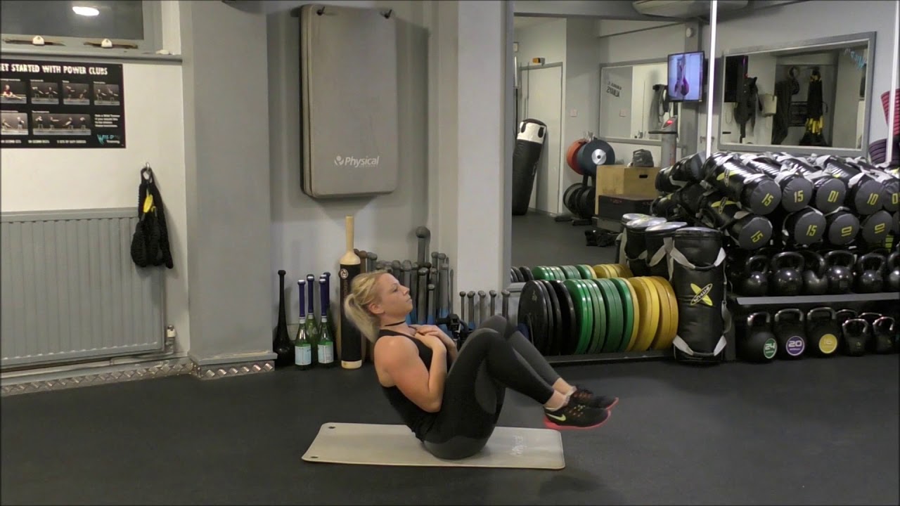 227 V Sit up Female - YouTube
