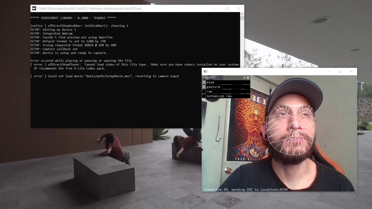 FaceOSC + Max for Live + Ableton Live - Test #01 - YouTube
