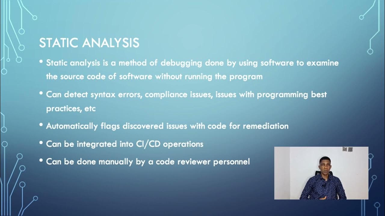Static analysis Using tools - YouTube