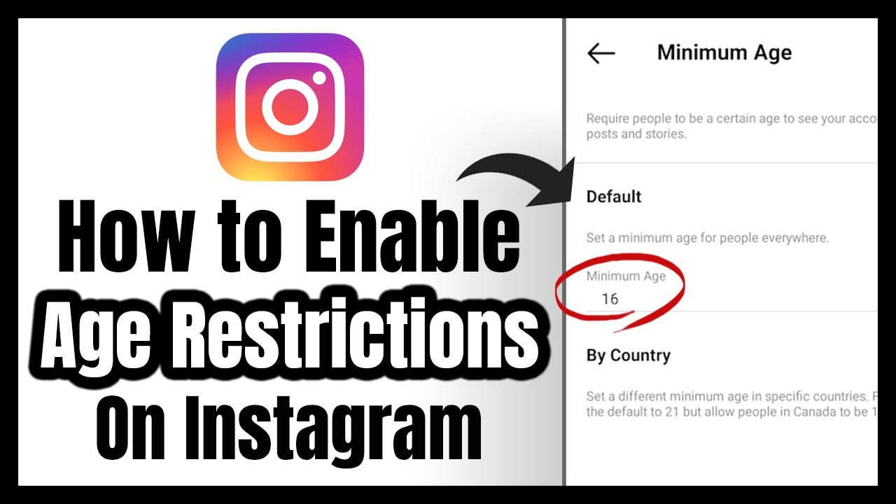 How to Enable Age Restriction on Instagram 2022 - YouTube