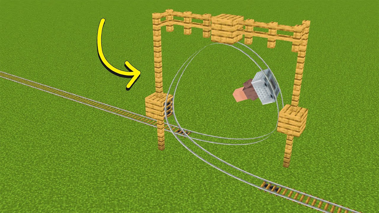 Minecarts can now do Loops - YouTube