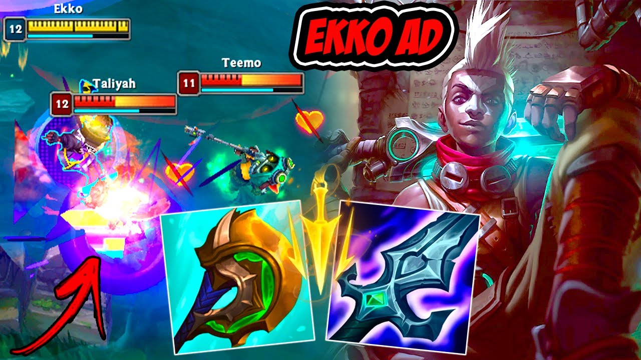 EKKO AD É MUITO OP COM ESSE ITEM !! - LEAGUE OF LEGENDS - YouTube
