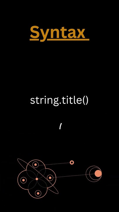 string title method in python #python #program #strings #methods #title ...