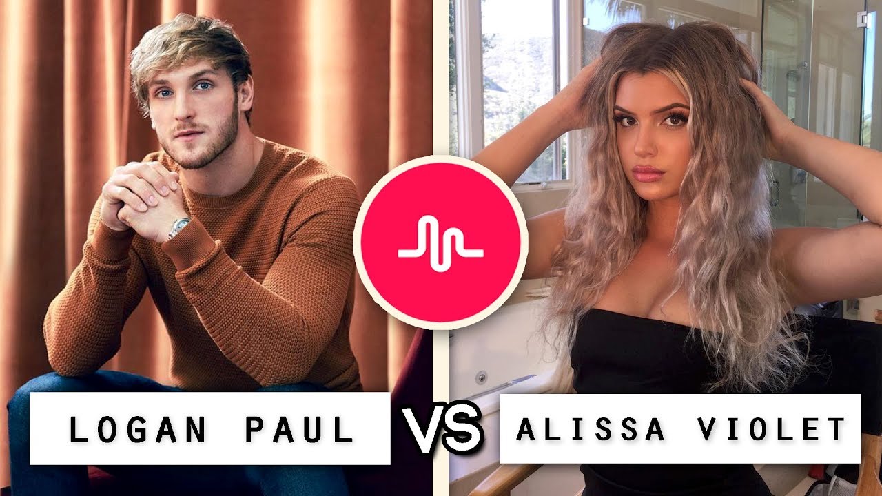 Logan Paul vs Alissa Violet Musical.ly Battle / Who's the Best - YouTube