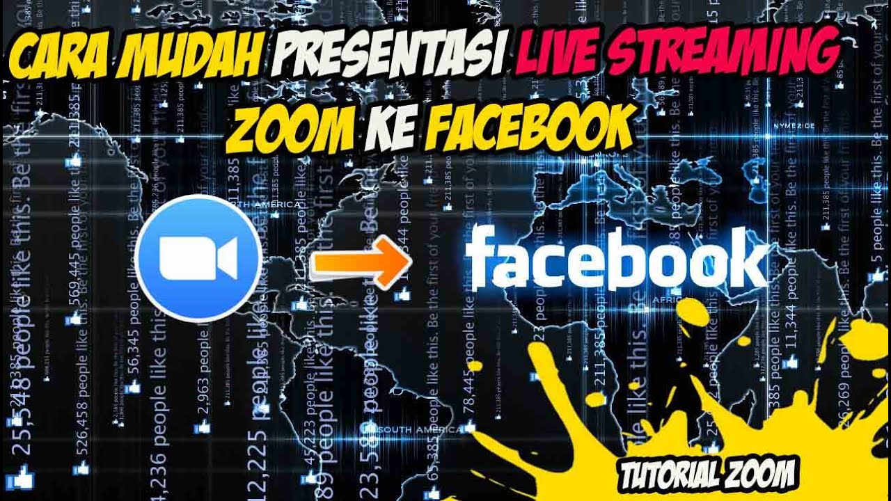 Cara melakukan Live Streaming Zoom ke Facebook - YouTube