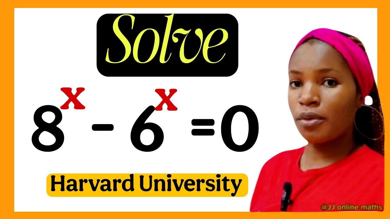 A Harvard University interview algebra math test| solve for x| Algebra ...