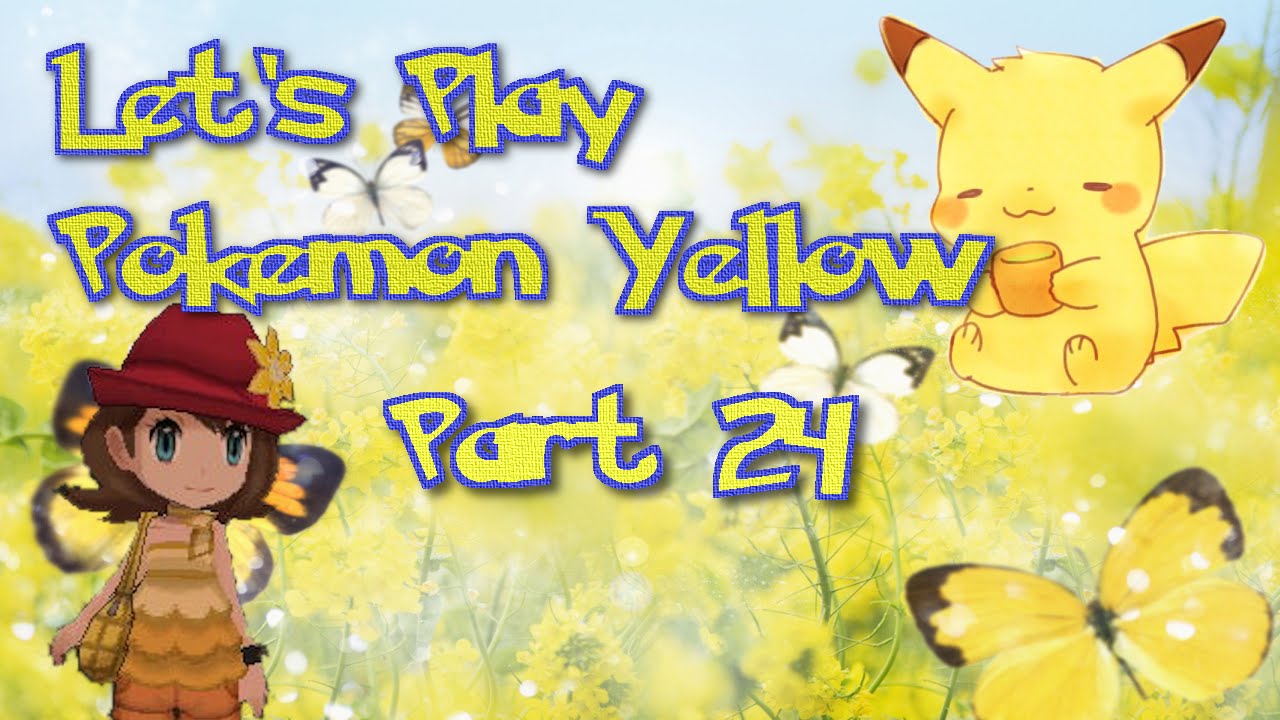 Let's Play Pokemon Yellow [024] - I want to ride my bicycle - YouTube
