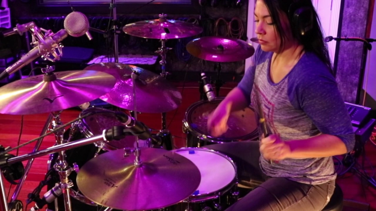 Foo Fighters - Everlong drum cover by Angela Lese - YouTube