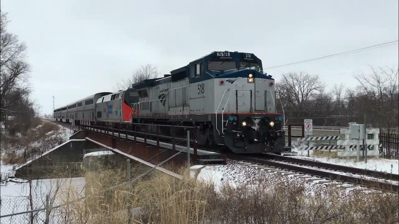 A Cold Day Railfanning the BNSF & Amtrak in Streator and Pontiac, IL 12/26/22 w/ B32-8WH led ...