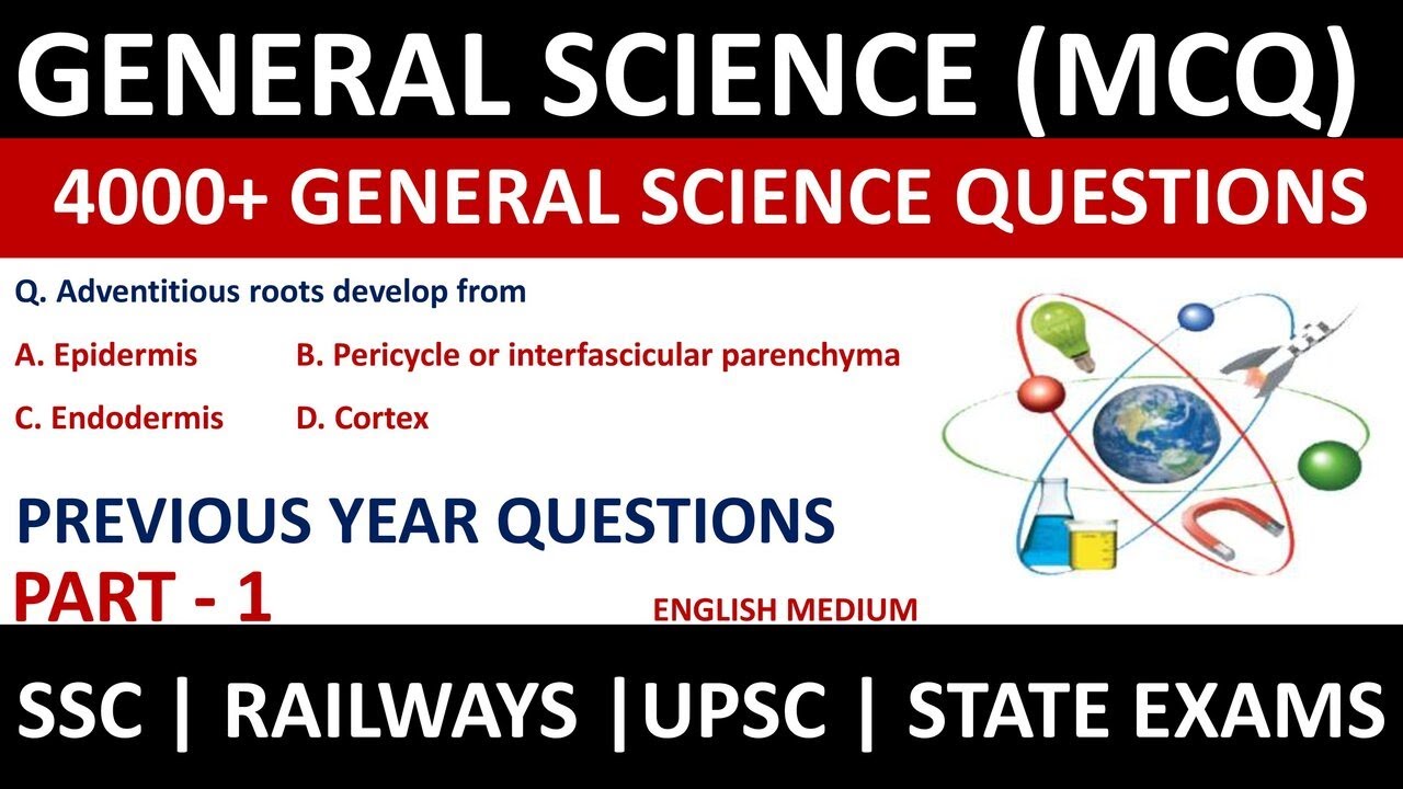 General Science MCQ in English | General Science Important Questions ...