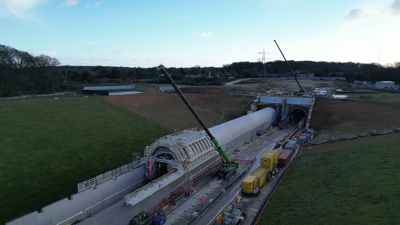 HS2 Chiltern Tunnel North Portal - YouTube