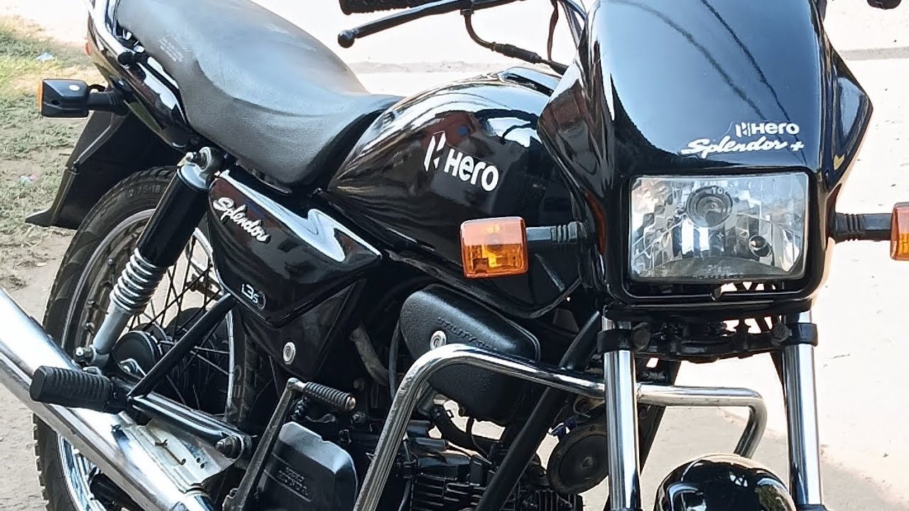 hero Honda splender plus twenty years old bike modified to Hero ...