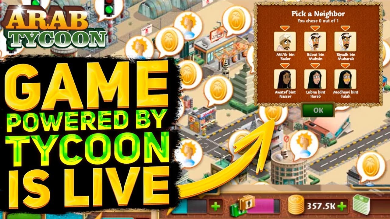 💎Arab Tycoon - the first integrated business game that combines farming ...