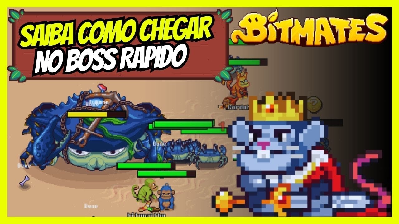 COMO ENCONTRA CADA BOSS NO BITMATES E COMO FAZER... - YouTube