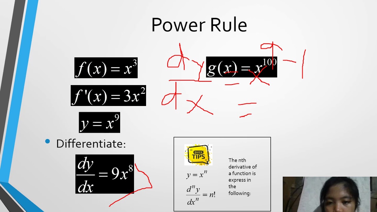 Calculus1 Rules for Differentiation Video - YouTube