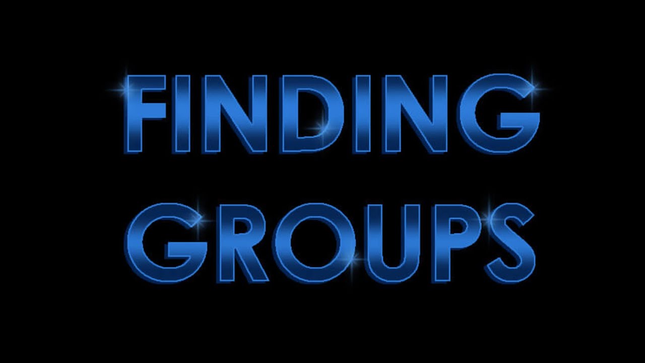 Finding Groups - YouTube