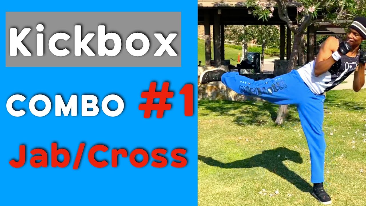 BEGINNER TRAINING: Kickbox Combo #1 - learn the moves slowly - YouTube