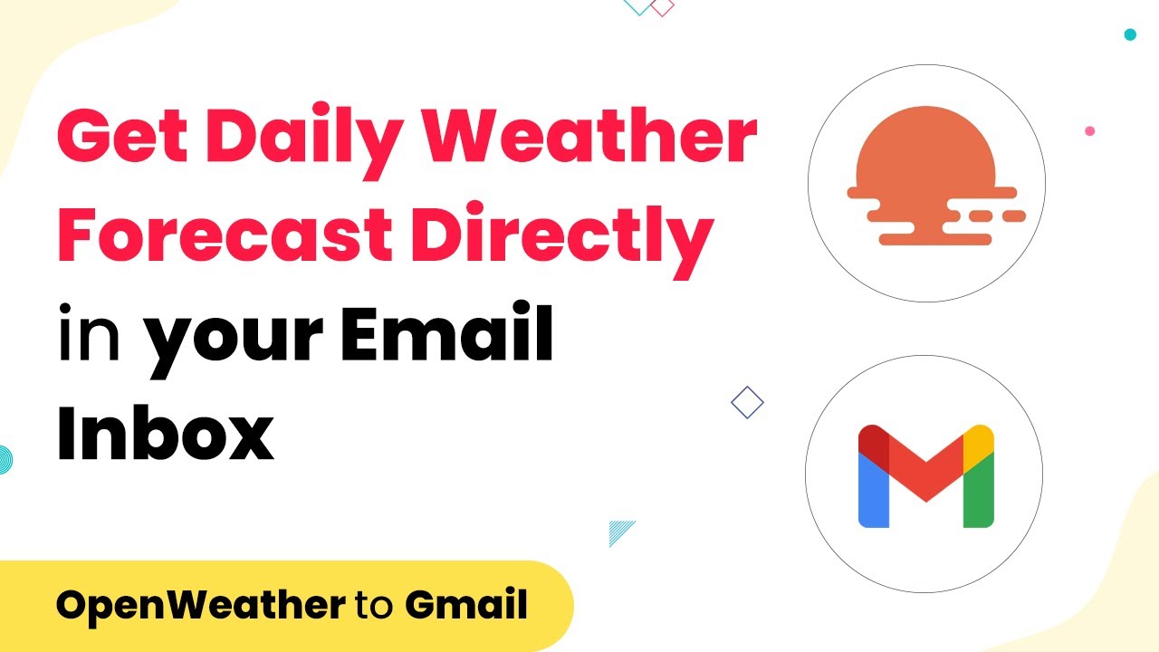 Get Daily Weather Forecast Directly in your Email Inbox - YouTube