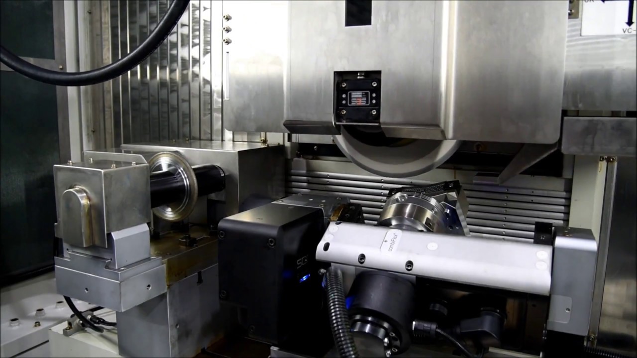 pL LEHMANN Rotary Table T1-507510 on Chevalier Grinding Center FMG-1632 ...
