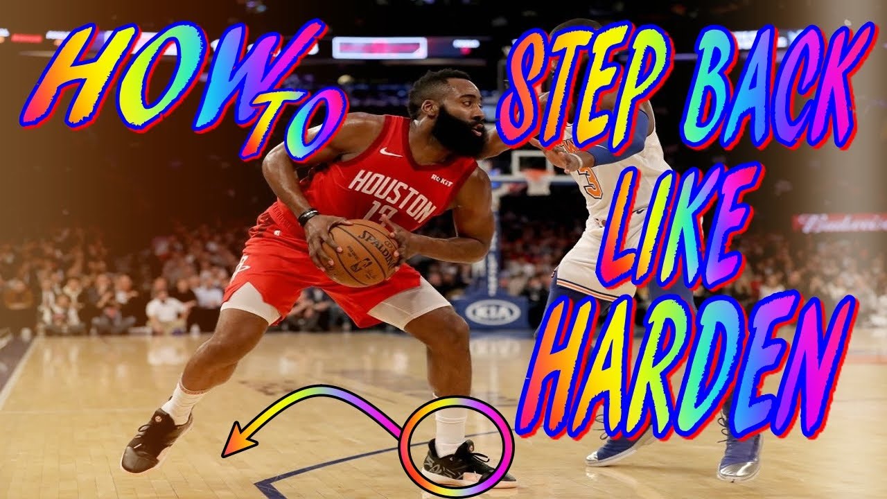 How to step back like James Harden feet breakdown score step back - YouTube