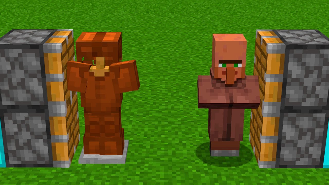villager and armor stand combined - YouTube