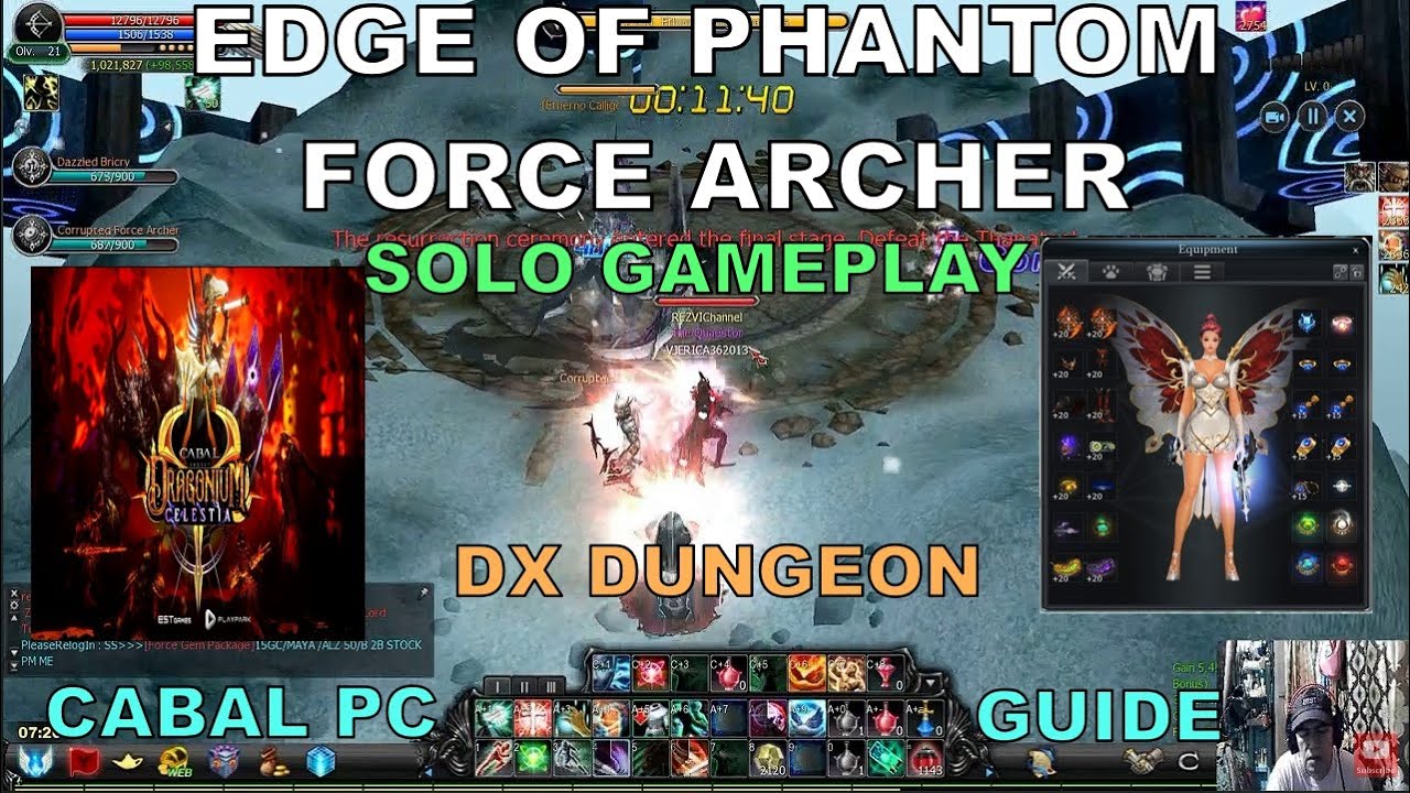 Edge of Phantom Cabal Force Archer solo gameplay #pcgaming #cabal - YouTube