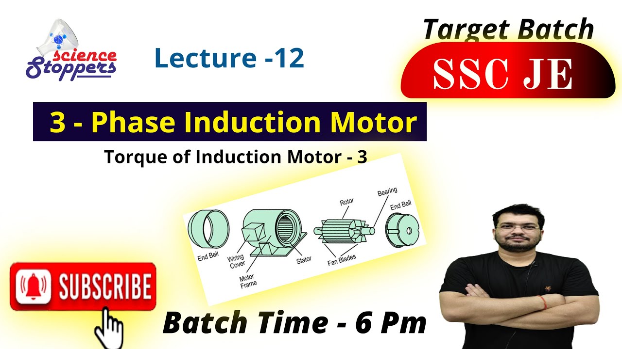 Three Phase induction Motor | Torque Of Induction Motor Part -03 ...