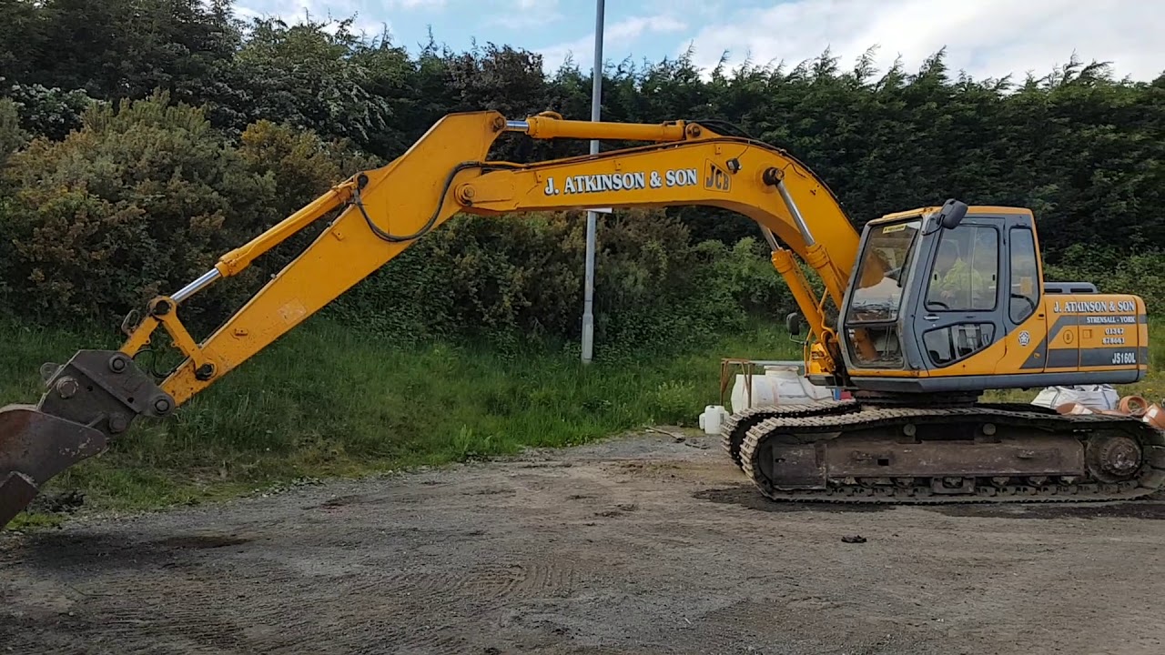 Lot 3500 JCB JS160 - YouTube
