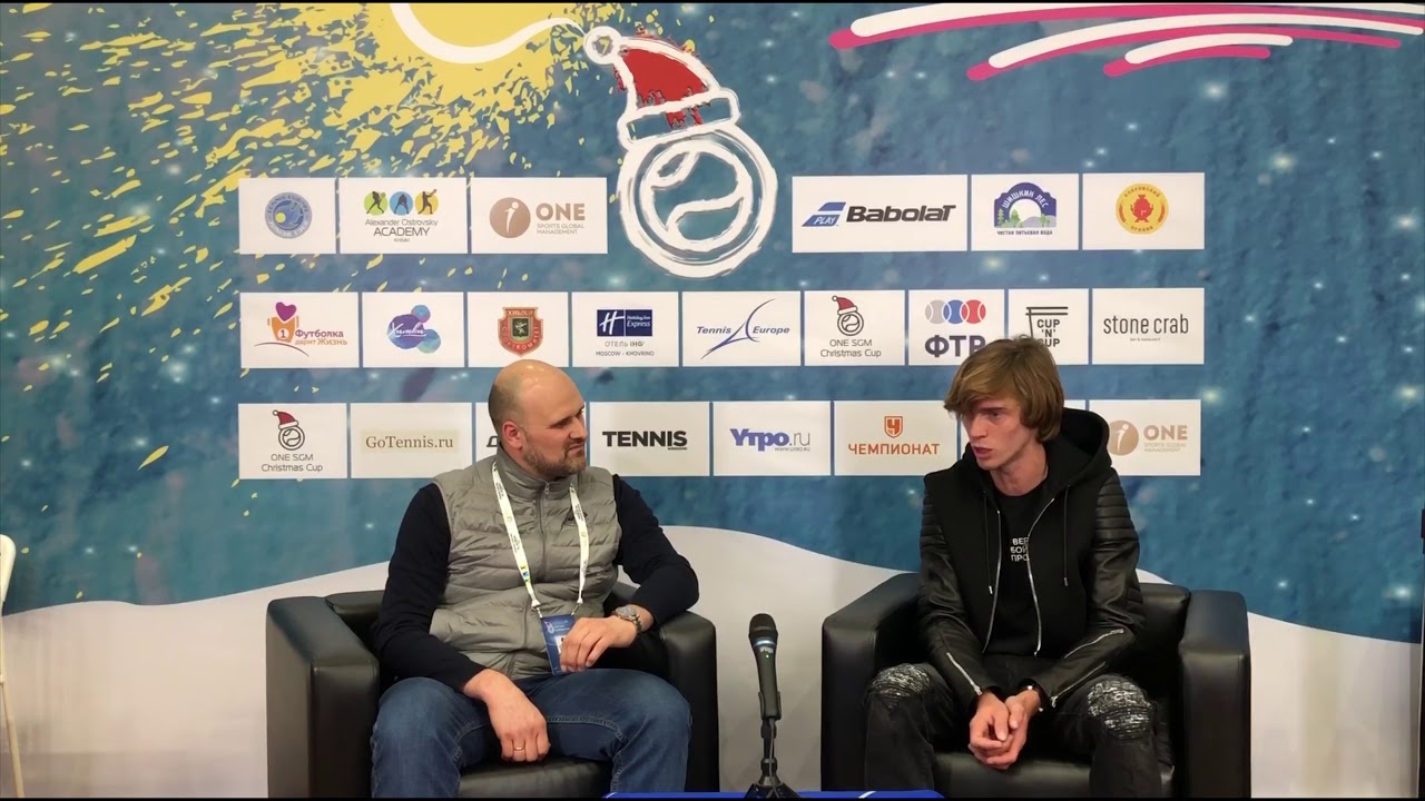Andrey Rublev interview | TE Super Cat. ONE SGM Christmas Cup 2020 U14 ...