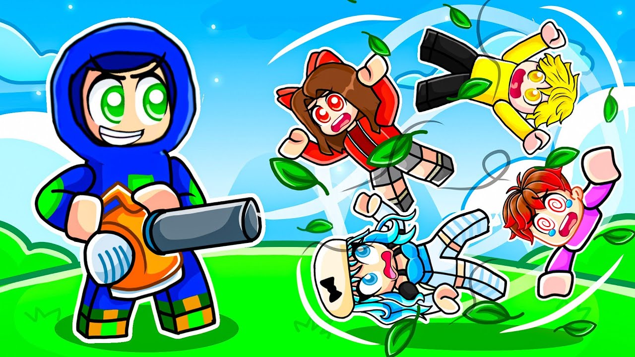 Ayush Playing Leaf Blower Simulator with Ekta and Crazy Fan girl!! - YouTube