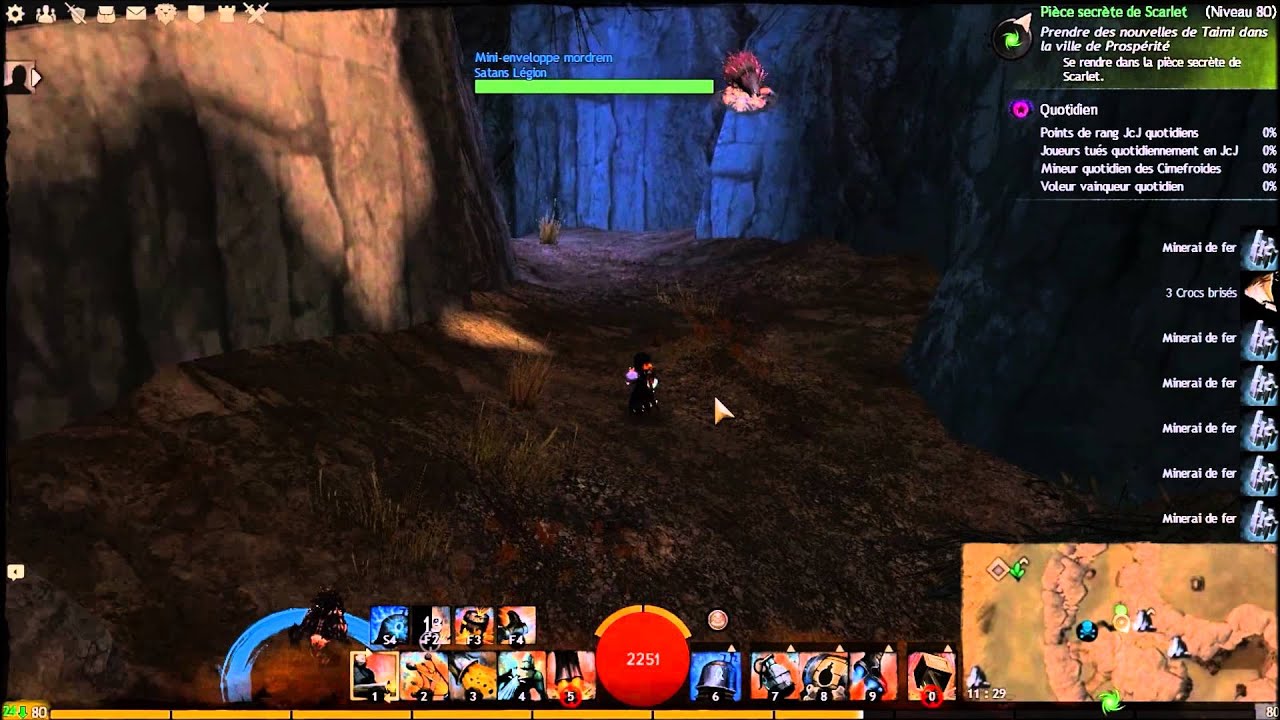 gw2 : farm minerais de fer - YouTube