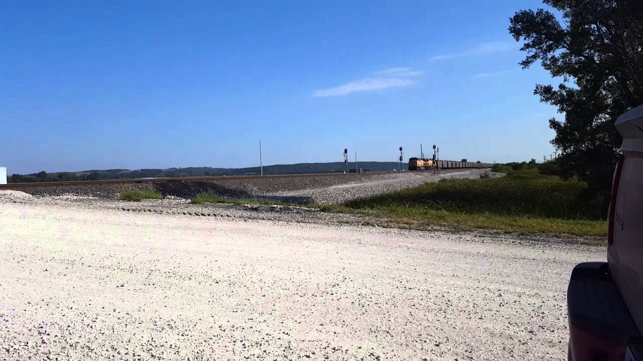 Operation Lifesaver UP 6720 in Missouri Valley, Iowa - YouTube