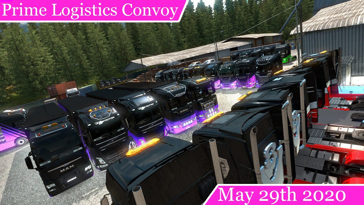 (ENG) Truckers MP-ETS-Prime Logistics Convoy - YouTube