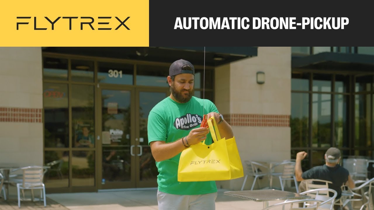 Automatic Drone Pickup | Flytrex - YouTube