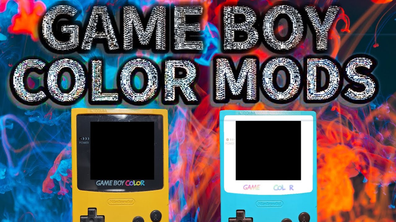 A Guide to Game Boy Color Mods - YouTube