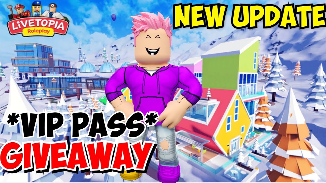 🔴 I’m giving VIP PASS in Livetopia + New Awesome House UPDATE 37 Roblox ...