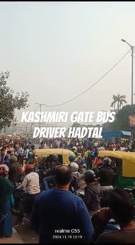 Kashmiri gate bus driver hadtal - YouTube