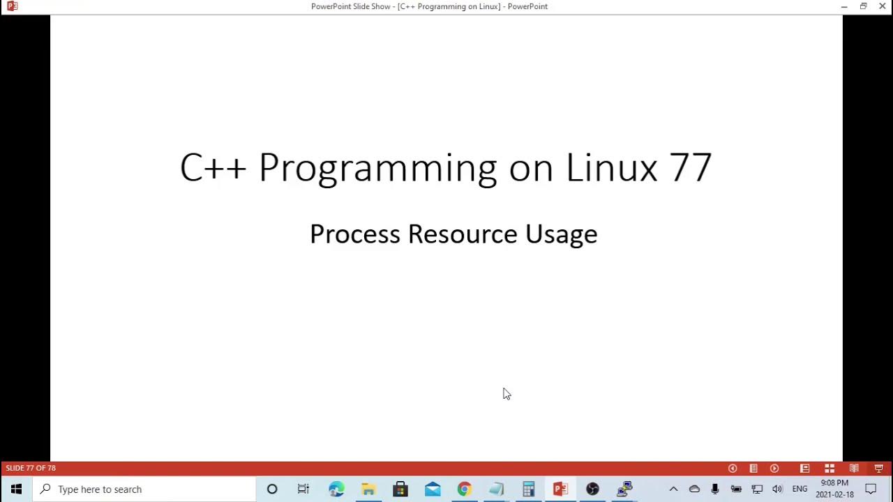 C++ Programming on Linux - Process Resource Usage Statistical - YouTube