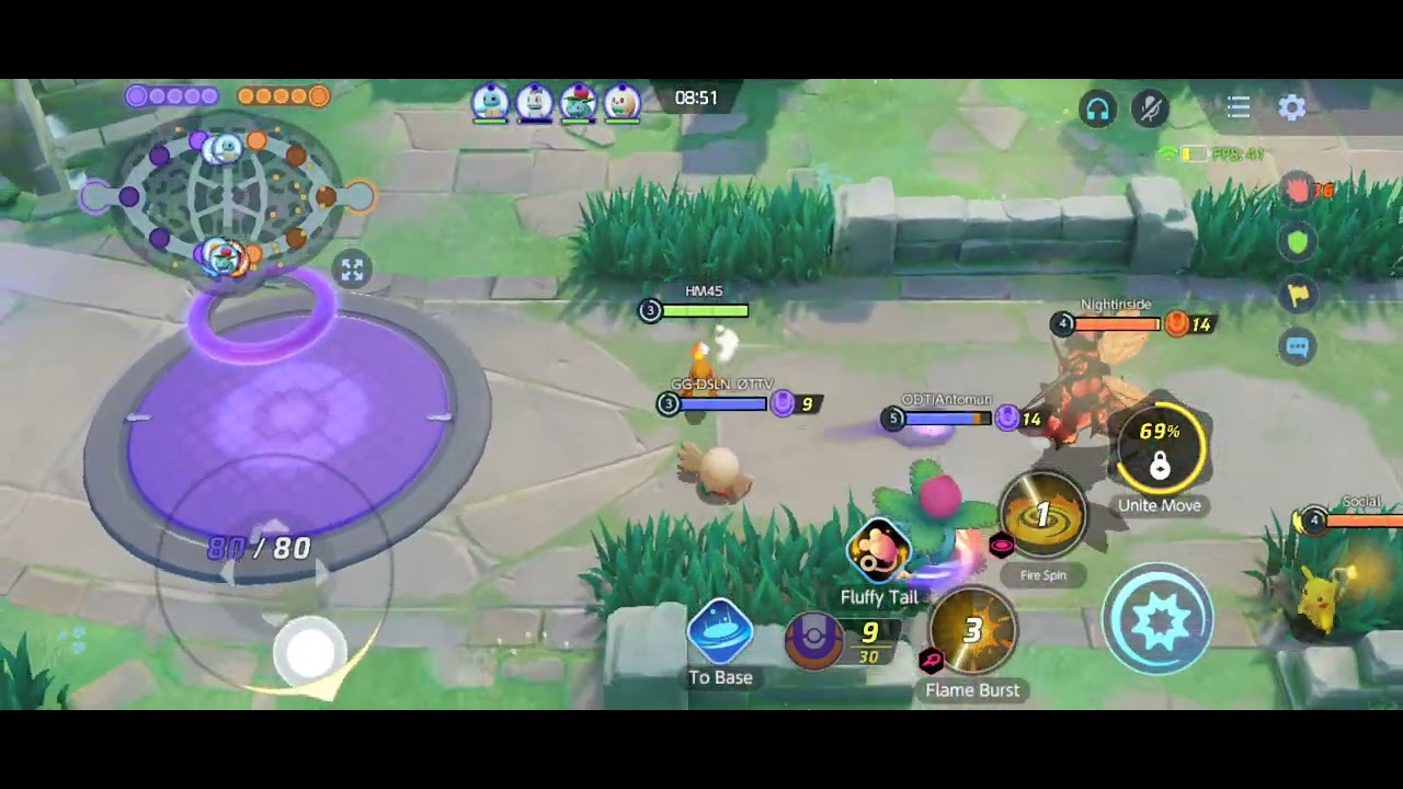 Pokemon Unite! HM45 Charizard Trainer team loses at Theia Sky Ruins ...