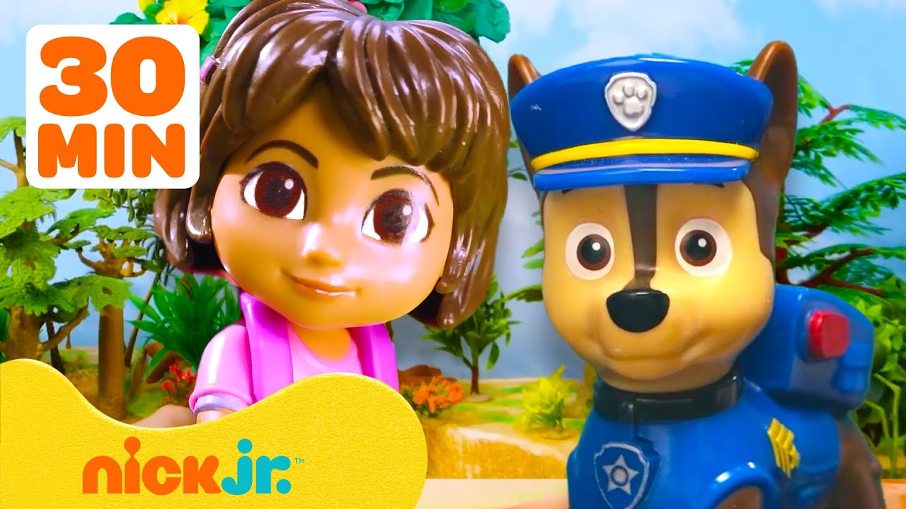 Dora & PAW Patrol TOYS Best Adventures & Rescue Missions! | 30 Minutes ...